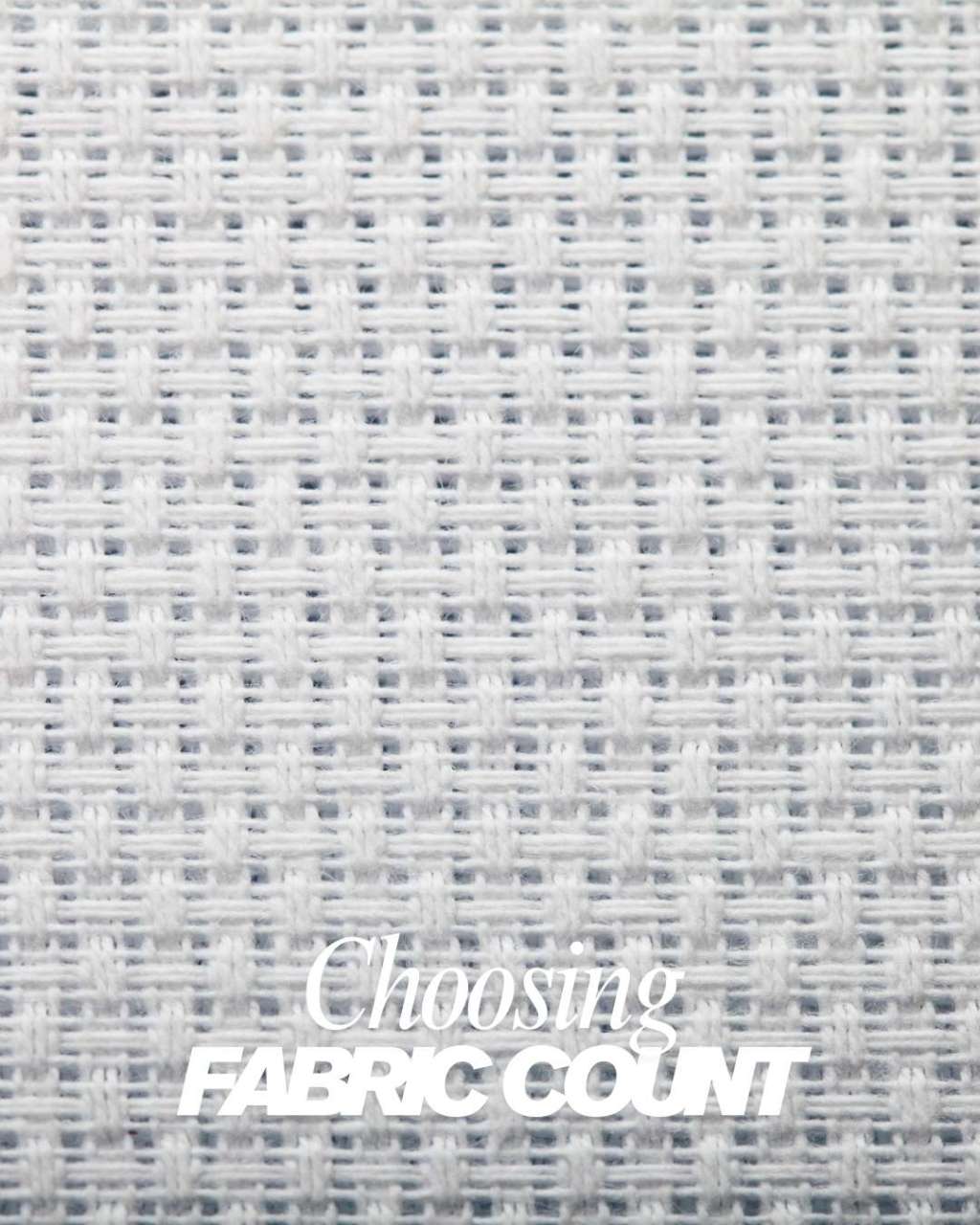 Choosing Fabric Count for Cross Stitch: Floss Strands Explained – cross ...